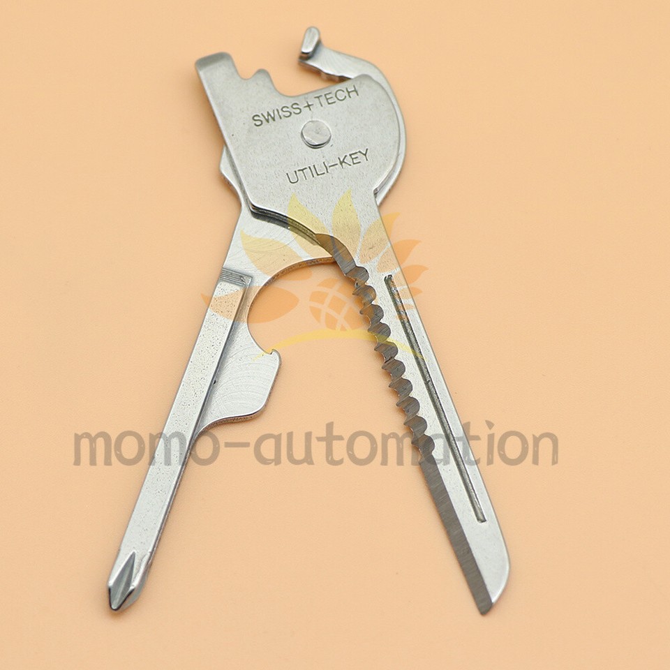 6-in-1 Utili Key Tool Keyring Keychain Gadgets Multifunction Stainless ...
