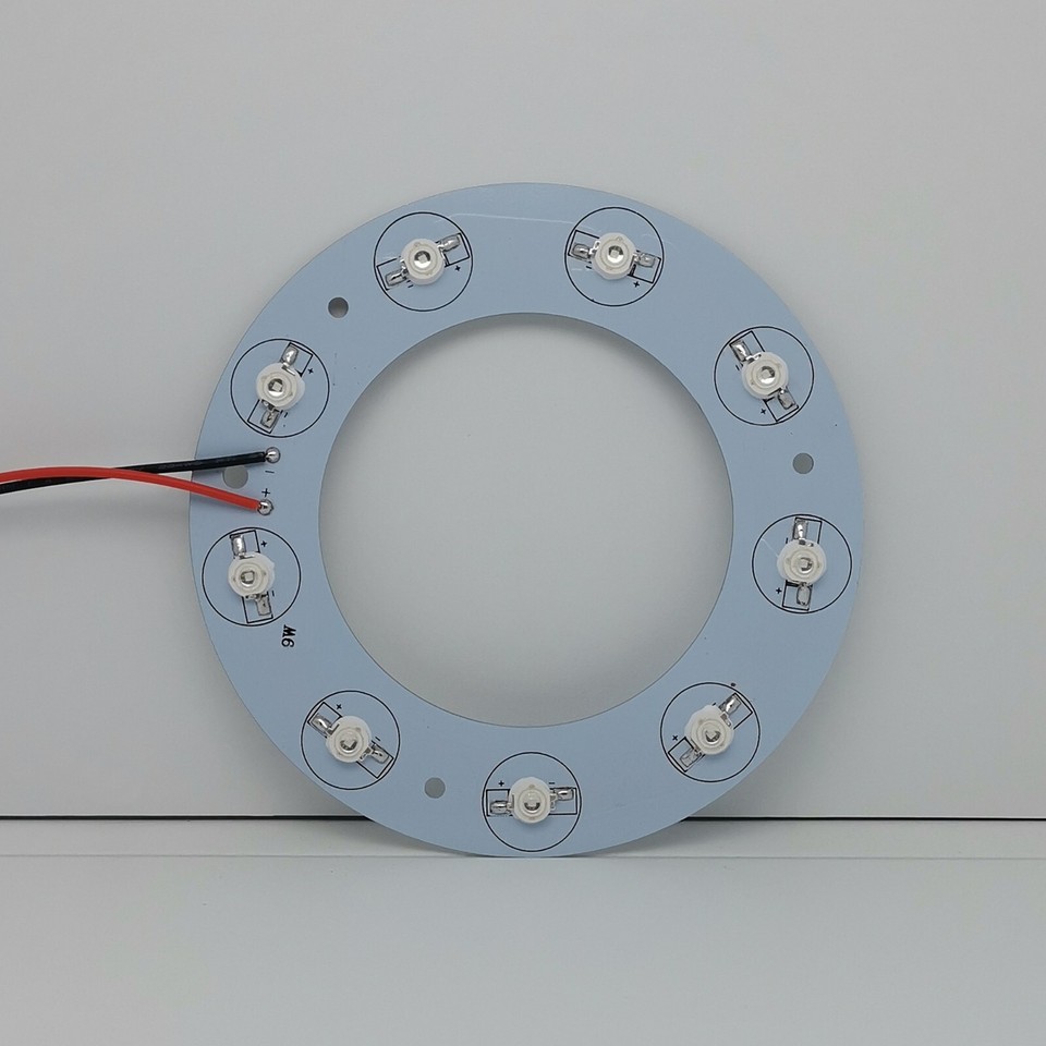 9W UV 365nm 395nm 420nm 440nm Purple LED +PCB 138mm for Lamp Light Bulb ...