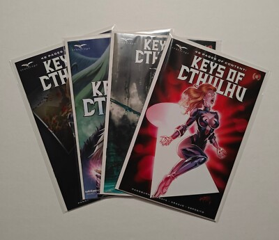 Zenescope KEYS OF CTHULHU A B C D 4 Cover Variant SET 2023 Grimm Fairy ...