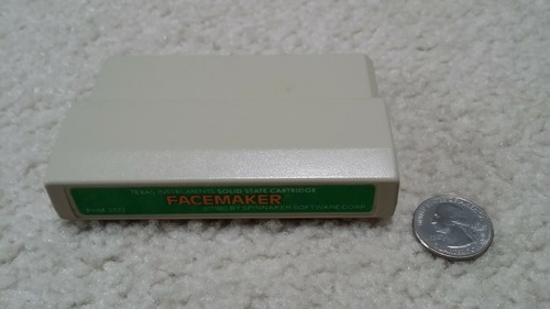 Texas Instruments TI-99 4A computer cartridge, Facemaker (Spinnaker Software) | eBay