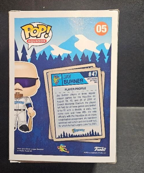 Funko POP! Aquasox Jay Buhner (Mariners) Funko Field Exclusive #05 | eBay