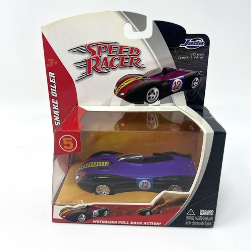 Speed Racer Snake Oiler #12 Motorized Pull Back Vehicle Purple Car ...