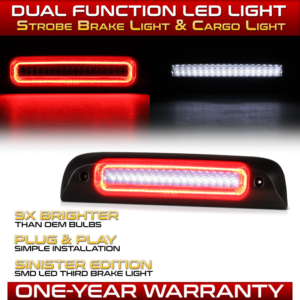 Full LED Smoked 3rd Third Brake Cargo Light CHMSL For 2014-2018 ...