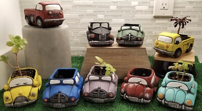 Retro Car Planter Pots | eBay