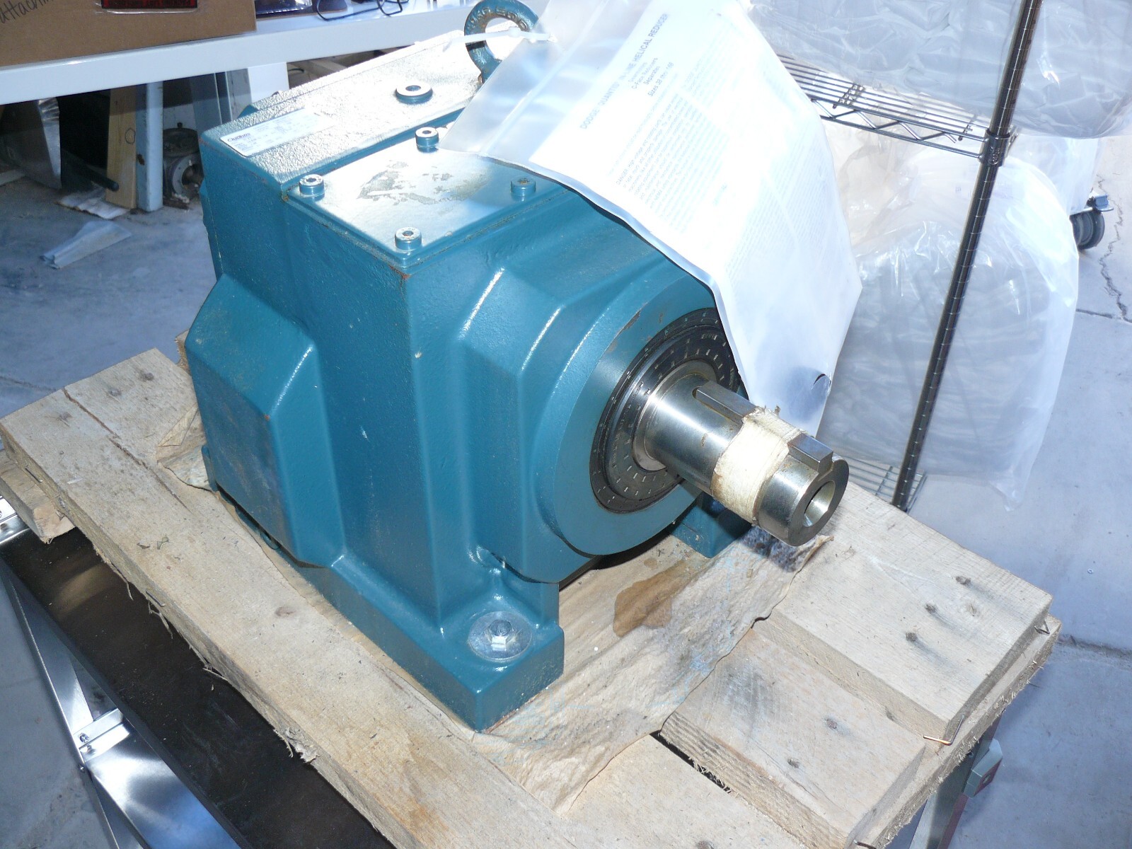 Dodge Quantis HB882SI112 In-Line Helical Gear Reducer 37.27:1 Ratio ...