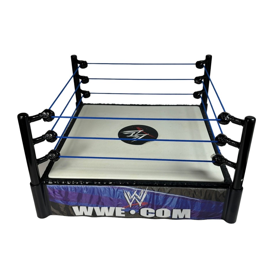 2010 Mattel WWE Smack Down Wrestling Ring 11 X 11" WWF Spring Loaded ...