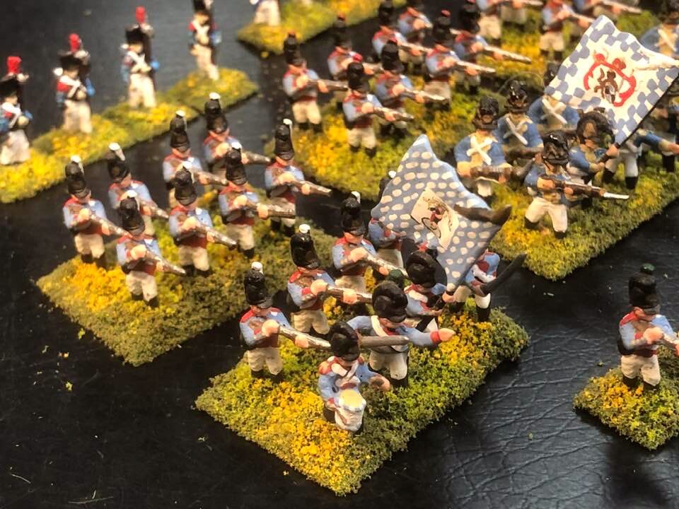15mm painted metal Napoleonic Bavarian brigade. 86 figures. | eBay