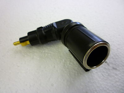12/24 VOLT HELLA STYLE DIN CIG PLUG SOCKET ADAPTOR WITH SWIVEL HEAD ...