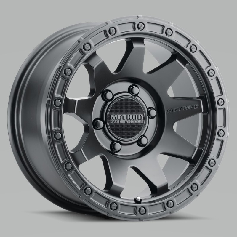 Method MR317 18x9 +3mm Offset 6x5.5 106.25mm CB Matte Black Wheel ...