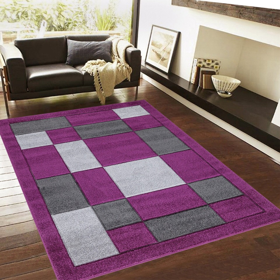 Extra Large Thick Shaggy Rug Soft Living Room Bedroom Carpet Hallway ...