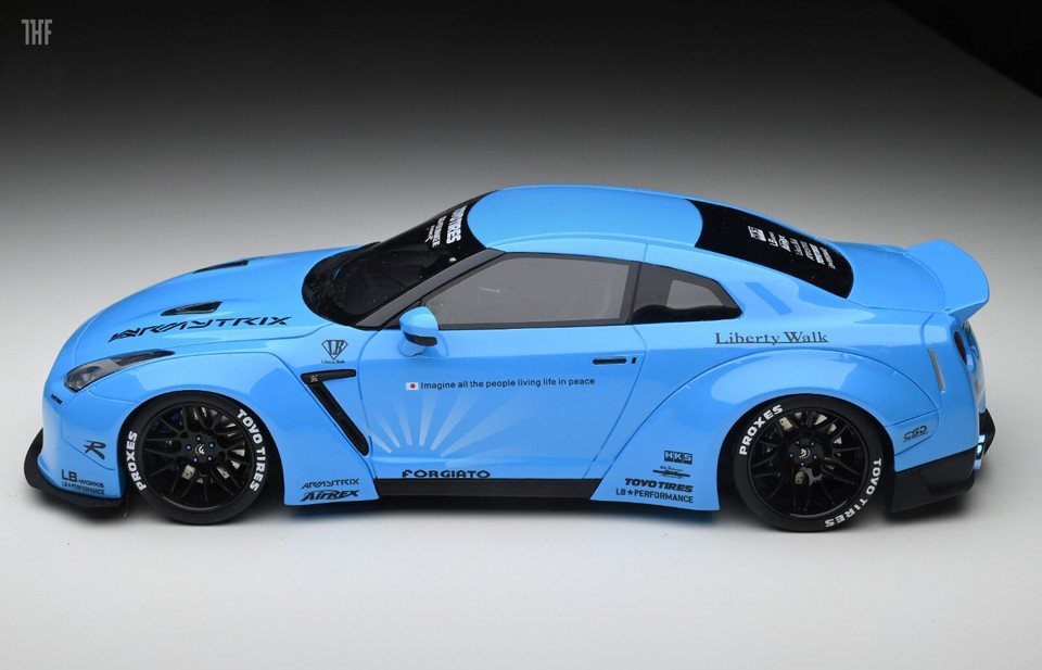 1/18 GT Spirit NISSAN R35 GT-R LB Performance Liberty Walk Exclusive ...