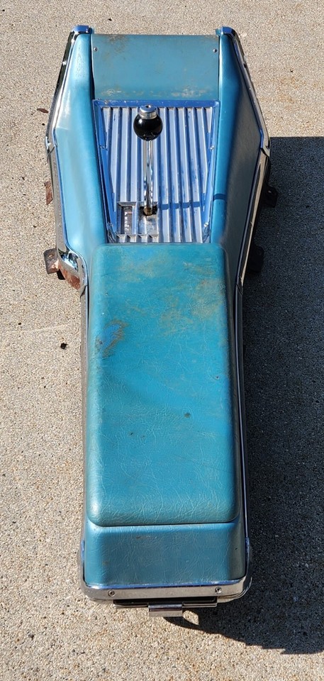 1962 1963 1964 Ford Galaxie 500 XL Blue Center Console with shifter and ...