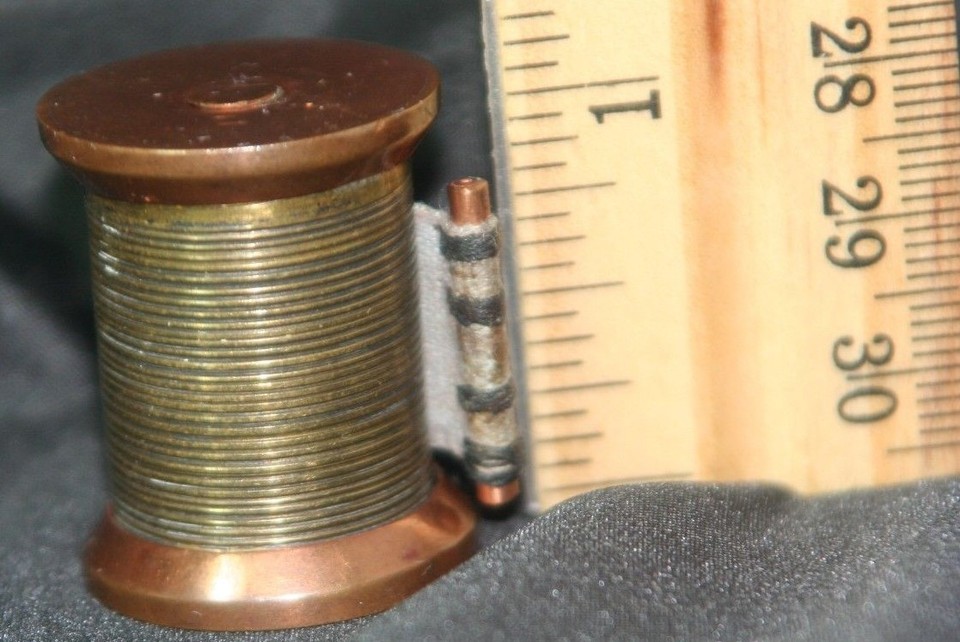 Old METAL spool TAPE MEASURE c1800 SEWING Novelty, ANTIQUE, FIGURAL ...