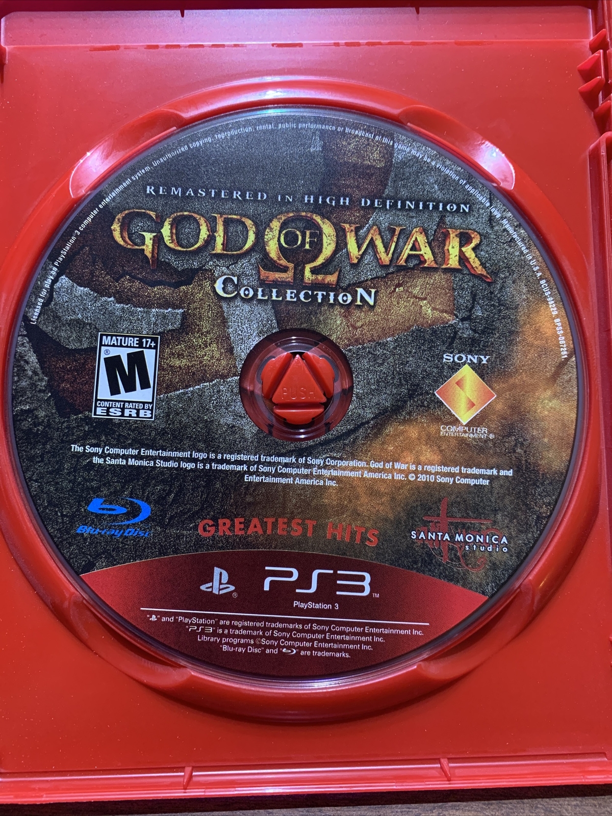 God of War Collection PS3 Greatest Hits Sony PlayStation 3 Complete CIB ...