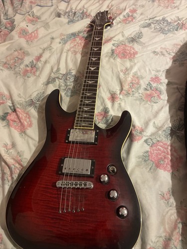 Schecter C-1+ Plus Black Cherry Electric Guitar. Nice Pickups | eBay