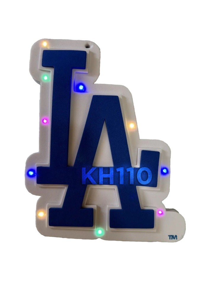 MLB Los Angeles Dodgers LED Light Up Fan Chain Necklace-NEW | eBay