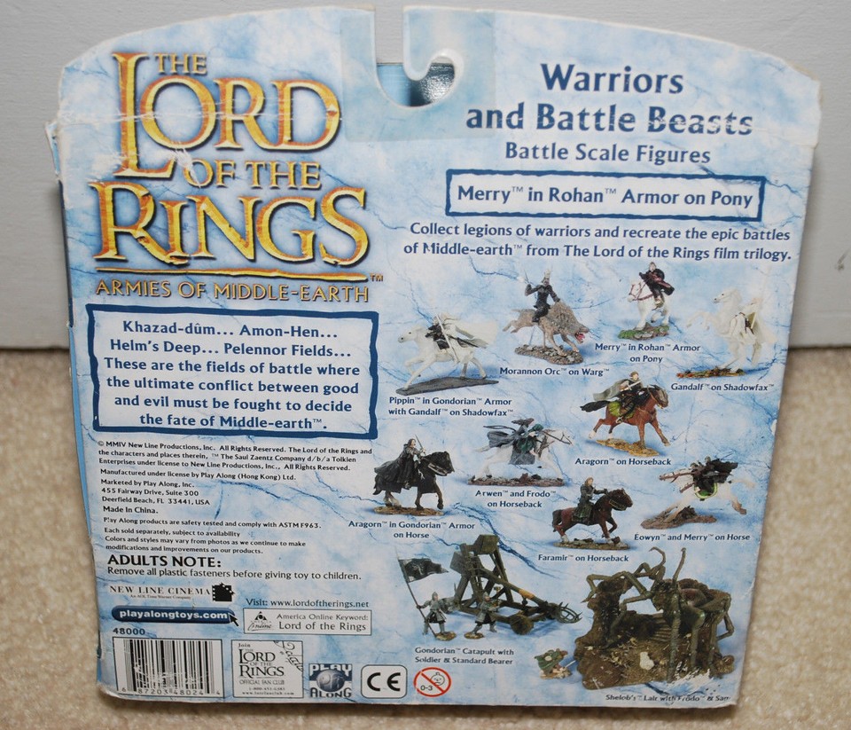LOTR Armies Middle Earth Warriors Battle Beasts Merry Rohan Armor on ...