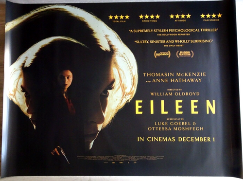 Eileen Poster Cinema Quad 2023 Anne Hathaway Thomasin McKenzie | eBay UK