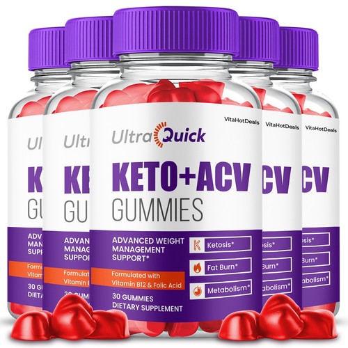 Ultra Quick Keto ACV Gummies, Max Strength Official, Dietary Supplement ...