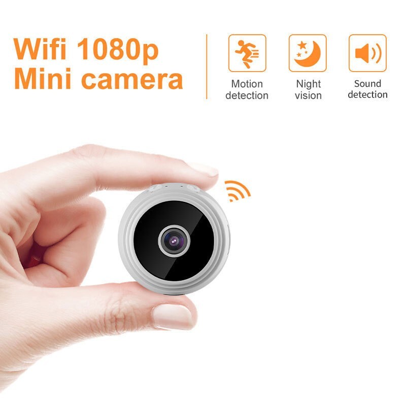 Mini Camera Wireless 1080P HD USB WIFI Video Recorder Monitoring Night ...