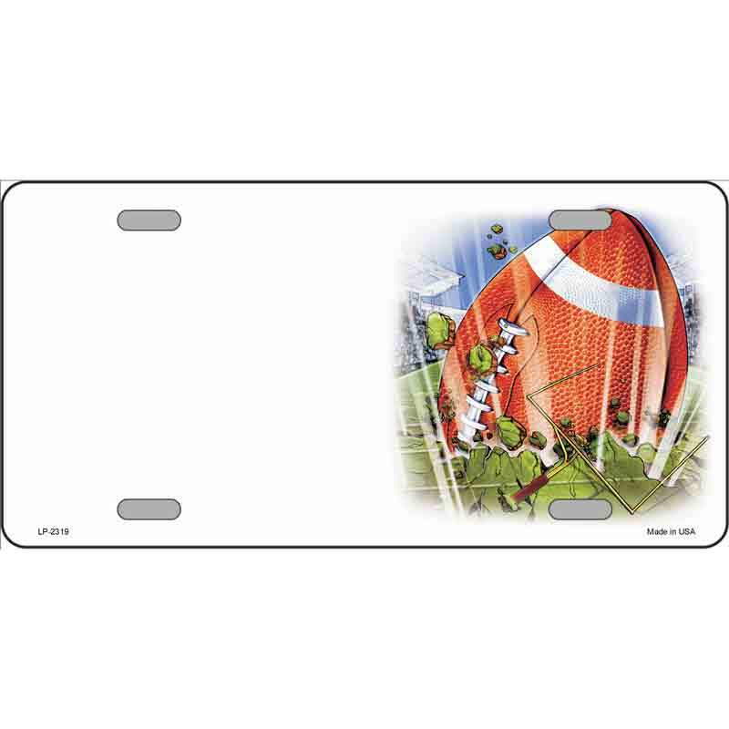 Football Offset Metal Novelty License Plate Tag LP-2319 | eBay
