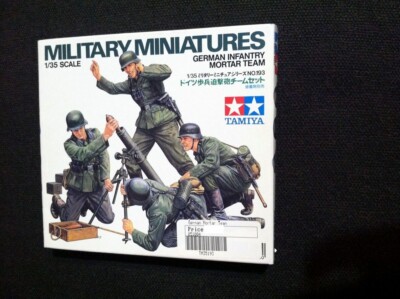 1/35 Tamiya MM193 35193 German Infantry Mortar Team 1995 Model | eBay