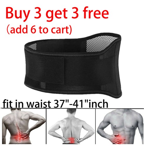 Lower Back Support Belt Adjustable Waist Brace Lumbar for Men Women ...
