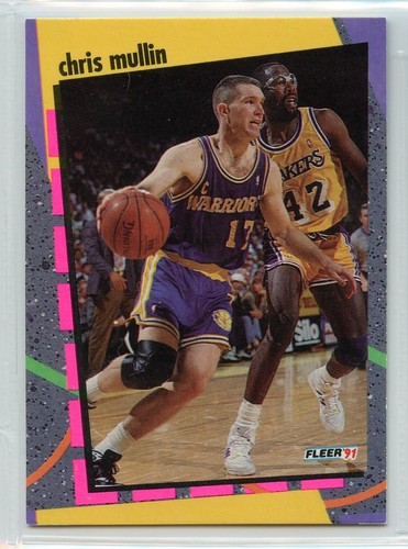 1991-92 Fleer NBA Schoolyard Stars - #1 - Chris Mullin - Golden State ...