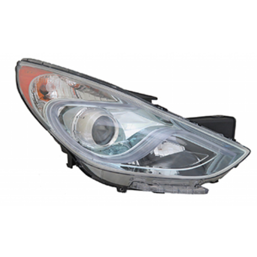For Hyundai Sonata Headlight Assembly 2013 2014 2015 Passenger Side w ...