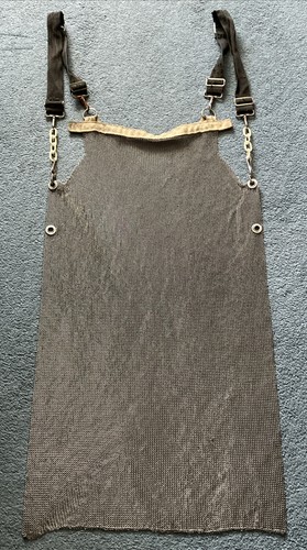 Vintage Fine Stainless steel Chainmail Butcher's Protective Work Apron ...