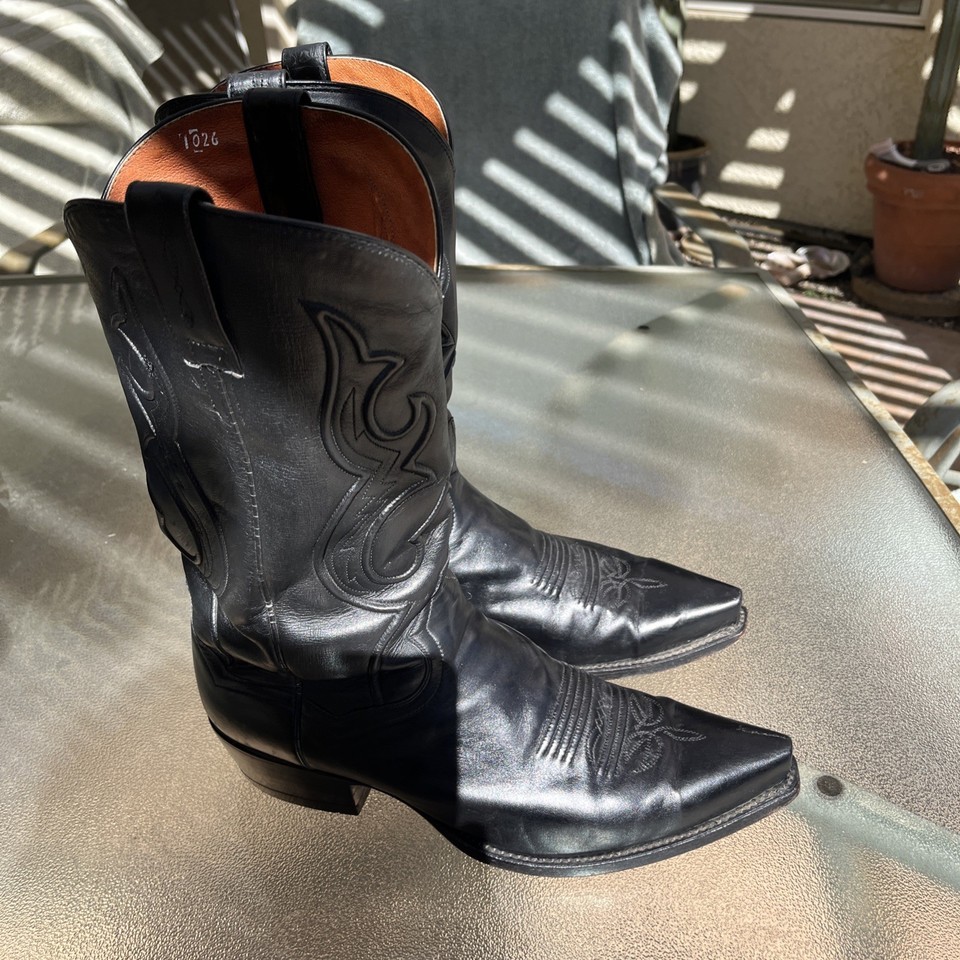 Dan Post Bexar (DP 2295) Western Boot Black Men US 10 EW | eBay