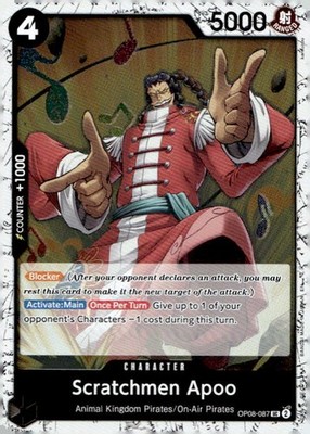 Scratchmen Apoo UC Two Legends Pre-Release Cards OP08-087 NM | eBay