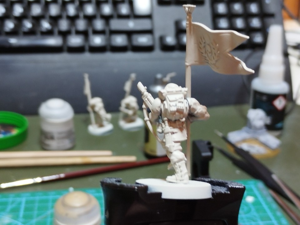 Astra Militarum CADIA Banner / Zufbanner Flagge Companie 40K | eBay