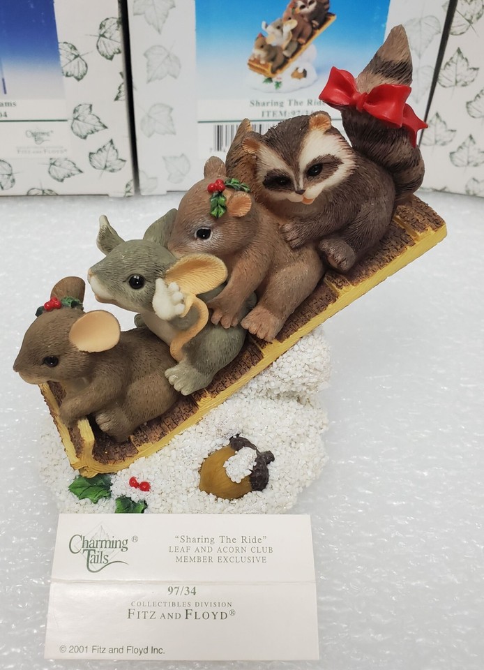 *Christmas* Lot of 11 Charming Tails Figurines- You Pick! *8/11 Signed ...