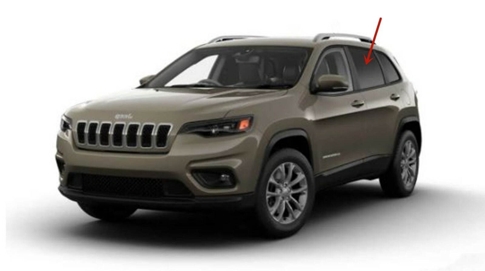 Fits 2014-2021 Jeep Cherokee Driver Side Left Rear Door Window Glass ...
