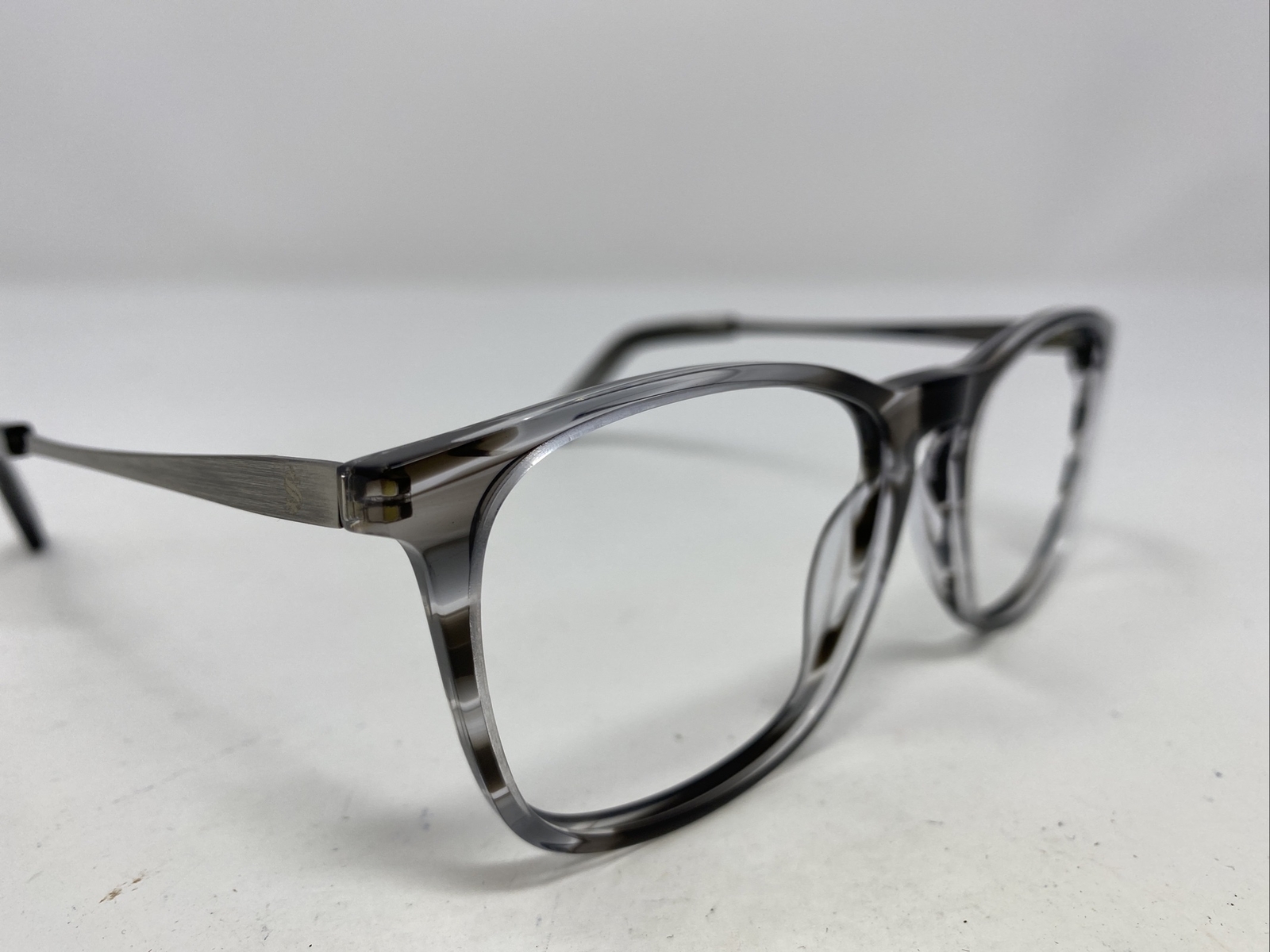 One Twenty 17312 C01 53-18-145 Gray Horn Plastic Full Rim Eyeglasses Frame D335 | eBay