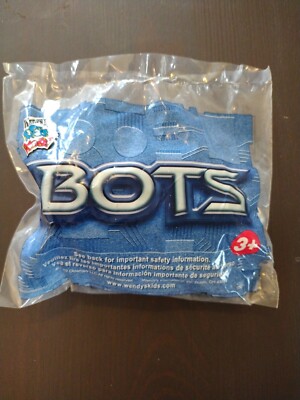 Wendy's Kids Meal Toy BOTS 2002 Vintage Robots Green & Blue & Red | eBay