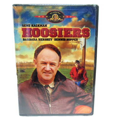 Hoosiers (DVD, 1986) NEW Gene Hackman Barbara Hershey Dennis Hopper ...