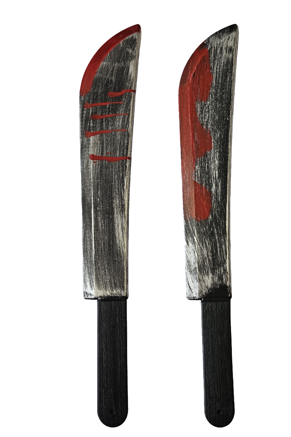 HALLOWEEN HORROR WEAPONS PLASTIC TOYS KNIFE CLEAVER MACHETE BLOODY ...