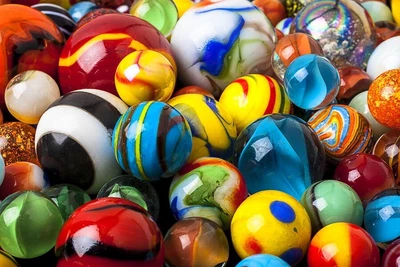 New Glass Pee Wee Marbles From Huge | Grelly USA
