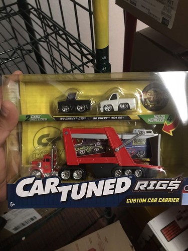 New Car Tuned RIGS Custom Car Carrier w/ '87 Chevy C10 & '90 Chevy 454 ...