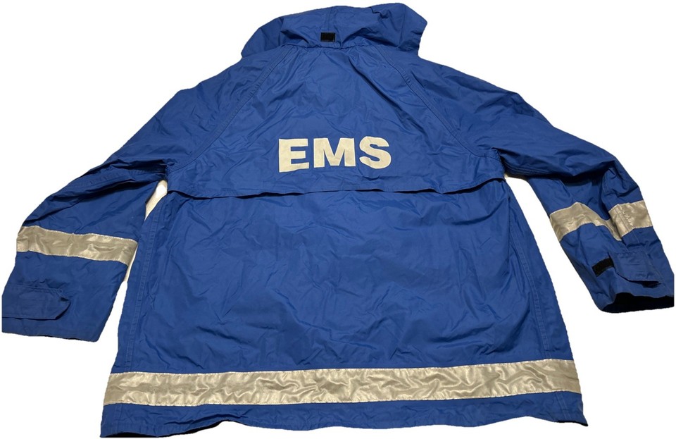 Vintage Pro Tuff Hi Viz Paramedic EMT Jacket Size XL EMS Blue ...