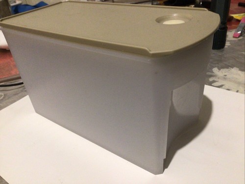 Tupperware Shelf Smart Modular Container 6 Cup Slim Rectangle Hazelnut ...