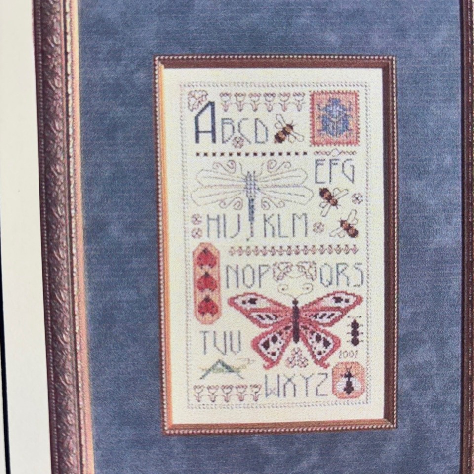 M Designs Insect Sampler Counted Cross Stitch Needle Art Chart #20 | eBay