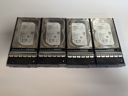 Lot of 4 - Seagate NETAPP 4TB NL SAS HARD DRIVE 108-00315+B1 X477A-R6 3 ...