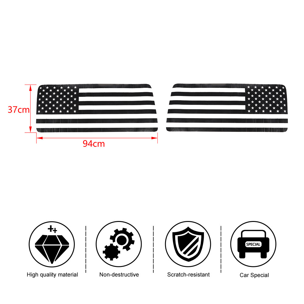 Rear Window Sticker Decal Trim Vinyls for Ford Bronco 2021+ 2 DR Black ...