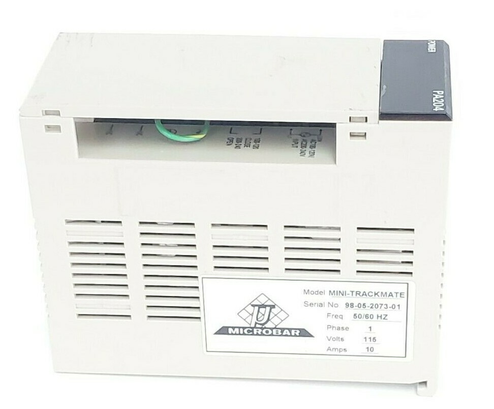 OMRON / MICROBAR C200HW-PA204 POWER SUPPLY MINI-TRACKMATE 1PH 115V 10A ...