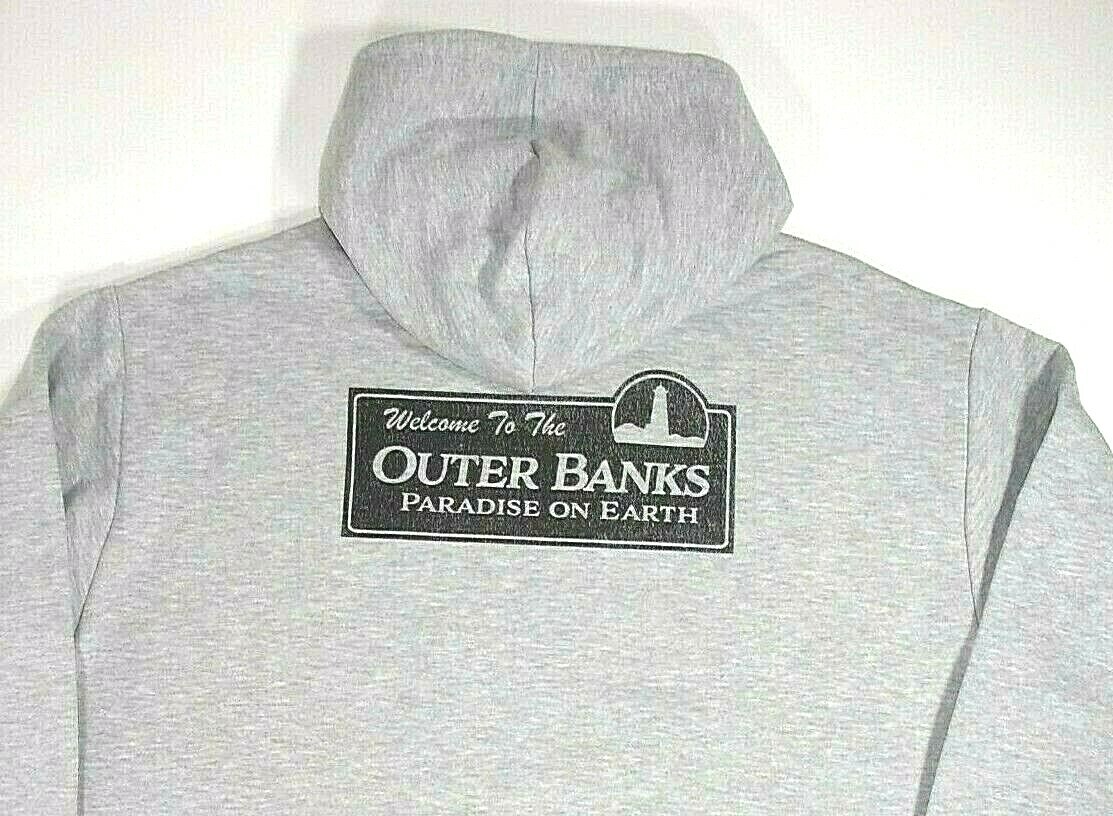 Volcom x OBX x Netflix - Outer Banks Compass Hoodie Men Size 2XL Grey ...