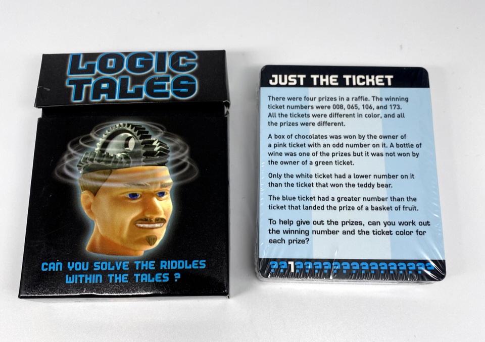Logic Tales Riddle Logic Card Game | eBay