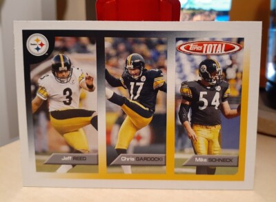 05 MIKE SCHNECK *ONLY* ROOKIE W/ JEFF REED PITTSBURGH STEELERS ...